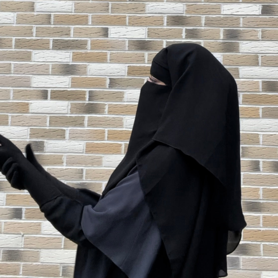 Three Layer Niqab – The Abaya Company London